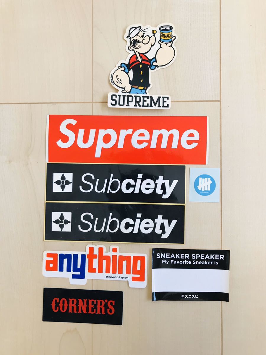 Supreme POPEYE BOX LOGO anything UNDEFEATED Subciety SHOES MASTER ...