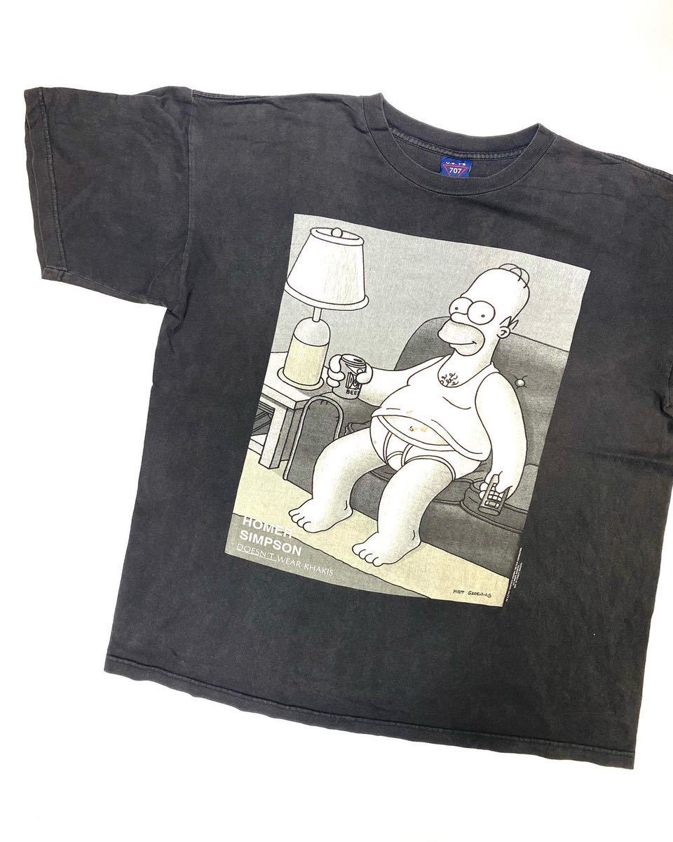 90s The Simpsons ケイトモス パロディ Tシャツ シンプソンズ アート Balenciaga vintage old ...