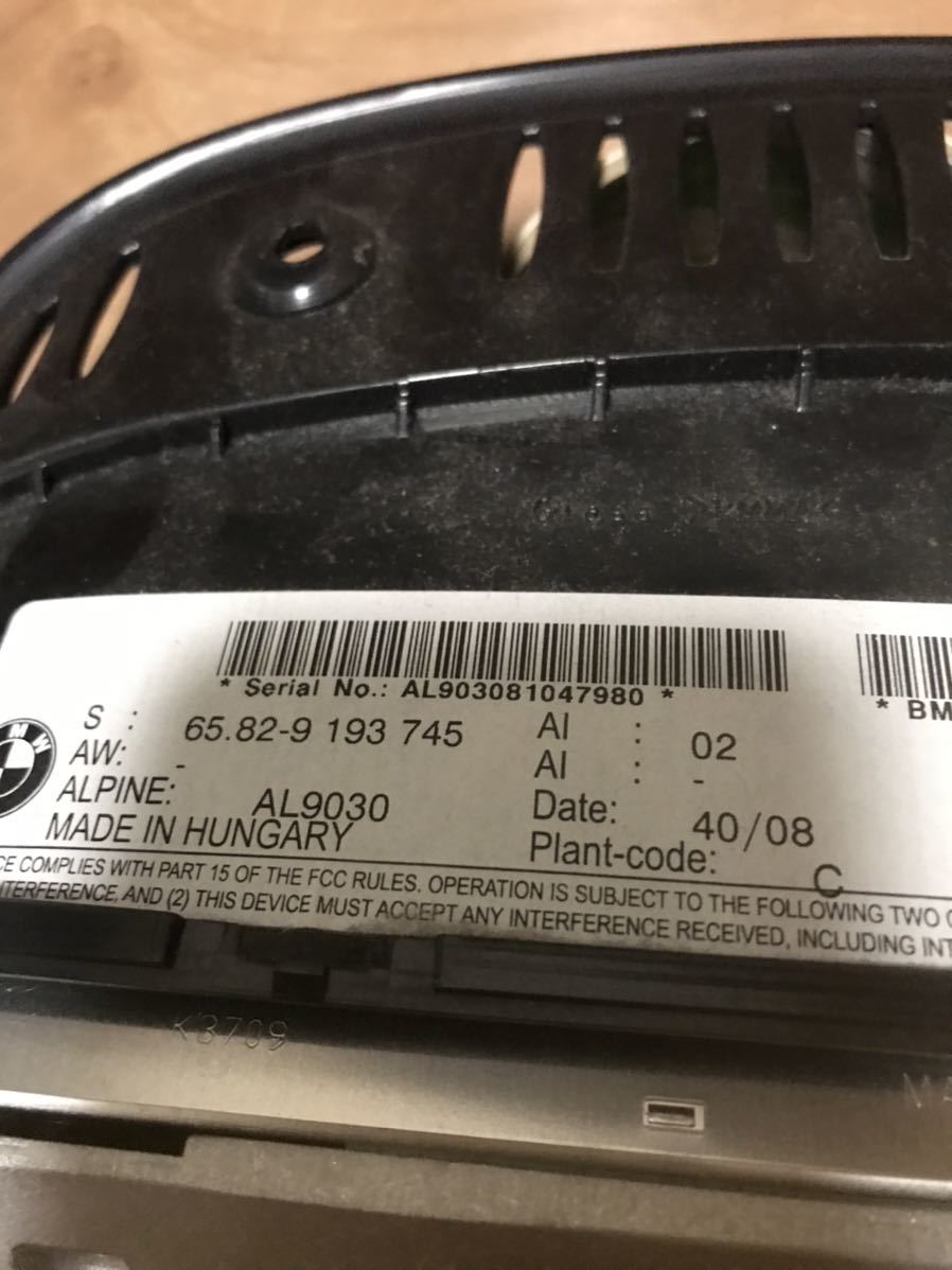 BMW E90 E91 CIC モニター 後期 3シリーズ コマンド ナビモニター テレビ モニター 320 325 M3 他 モニター マルチ(BMW用)｜売買されたオークション情報 ...