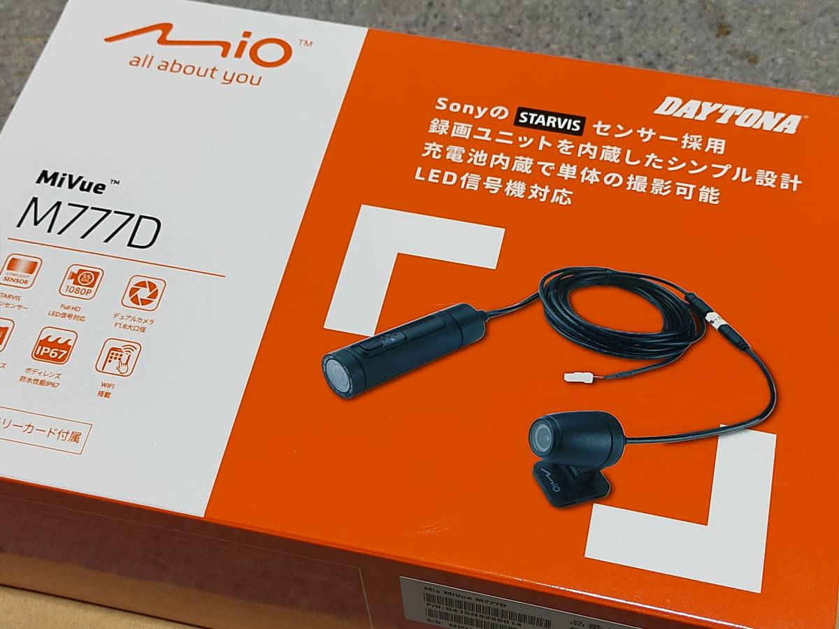 DAYTONA デイトナ バイク用ドライブレコーダー 55fps Mio MiVue M777D(その他)｜売買されたオークション情報、yahooの商品情報をアーカイブ公開 - オークファン ...