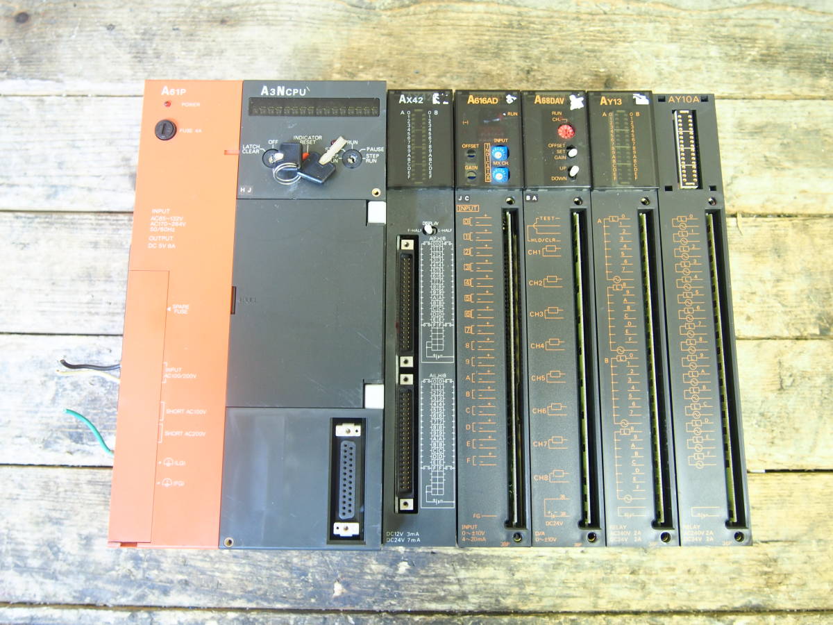 MITSUBISHI 三菱 A61P A3NCPU 他 シーケンサー 7台セット(電材、配電用品)｜売買されたオークション情報、yahooの ...