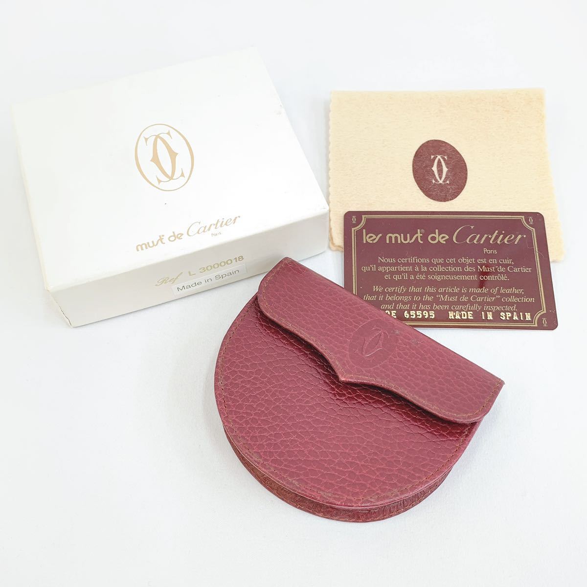Cartier カルティエ コインケース 小銭入れ ワインレッド ギャランティカード 箱付き R阿0804(服飾小物)｜売買されたオークション情報、yahooの商品情報をアーカイブ公開 ...