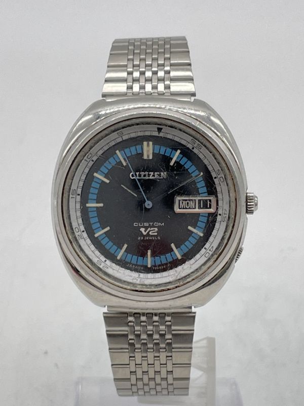 0805-527M⑥10673 CITIZEN シチズン 4-720474Y custom v2 自動巻き メンズ 腕時計(その他)｜売買され ...