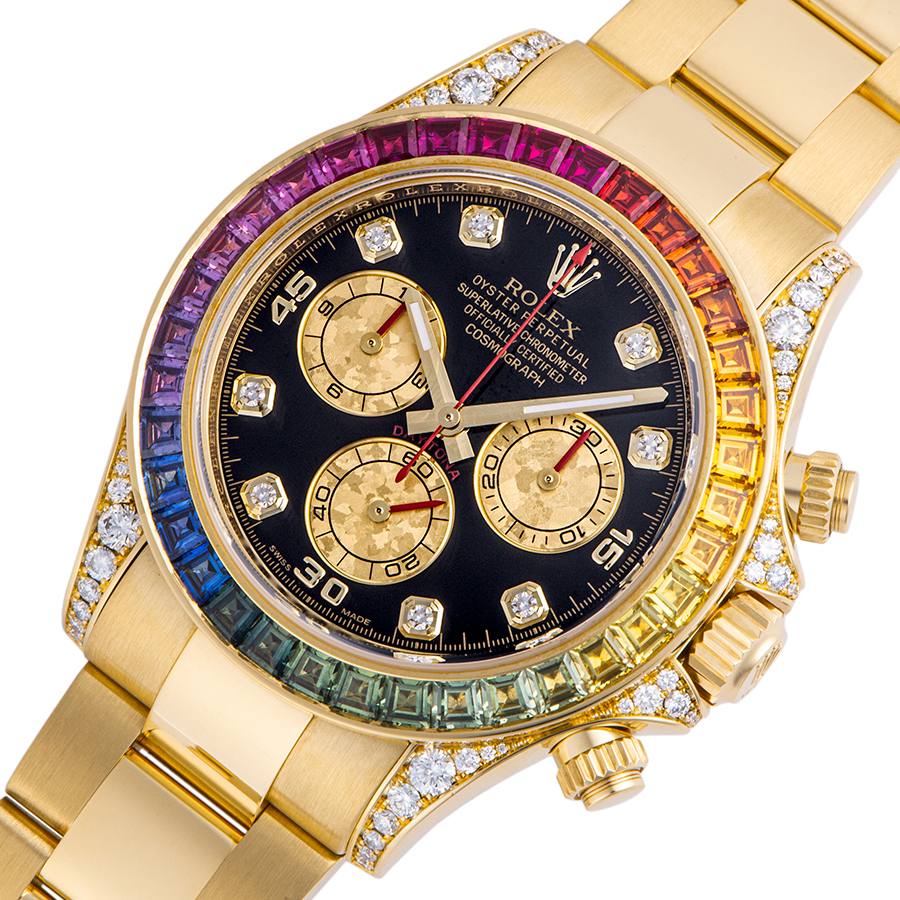 ROLEX ロレックス デイトナ レインボー 116598RBOW(本体)｜売買されたオークション情報、yahooの商品情報をアーカイブ公開 ...