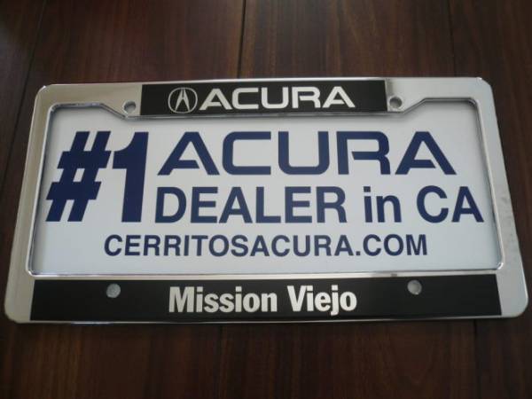 U.S.正規アキュラ ACURA 輸入ナンバーフレーム北米MISSION VIEJO限定(その他)｜売買されたオークション情報、yahooの ...