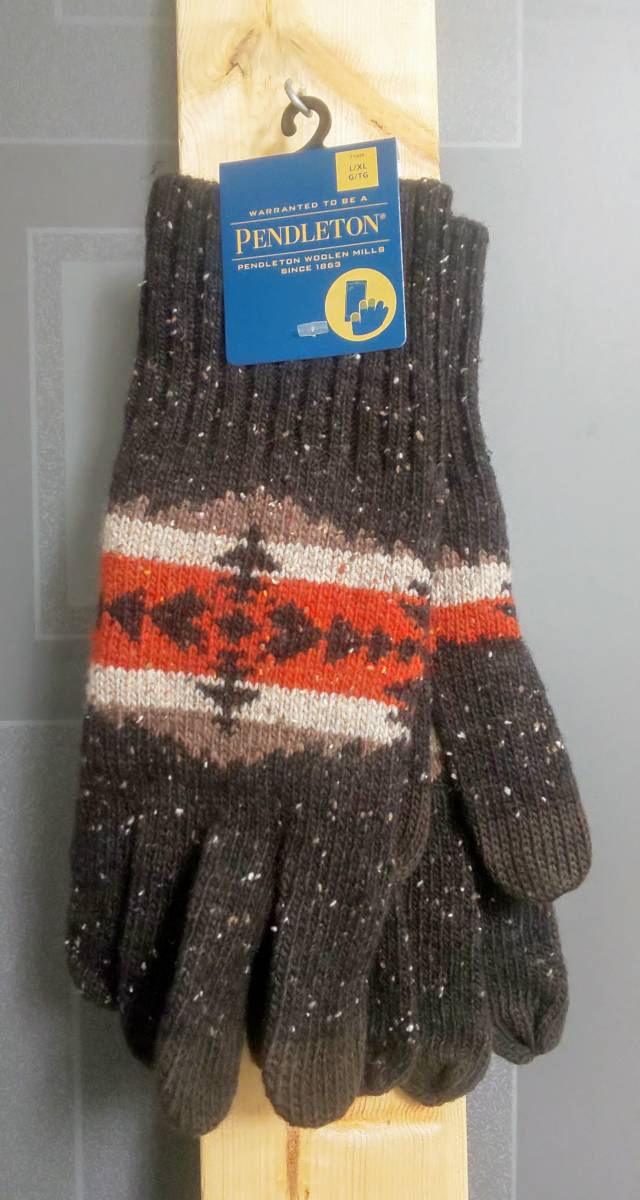 PENDLETON KNIT GLOVE ニットグローブ 手袋 ネイティブ インディアン ペンドルトン スマホ操作 ブラウン(ウール)｜売買されたオークション情報、yahooの商品情報を ...