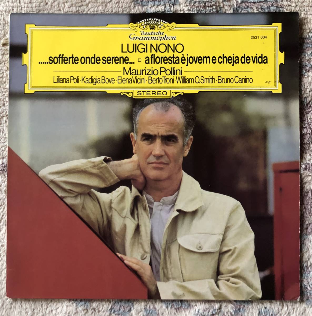LP-Dec / 独 Grammophon / Maurizio Pollini piano / LUIGI NONO_For piano ...