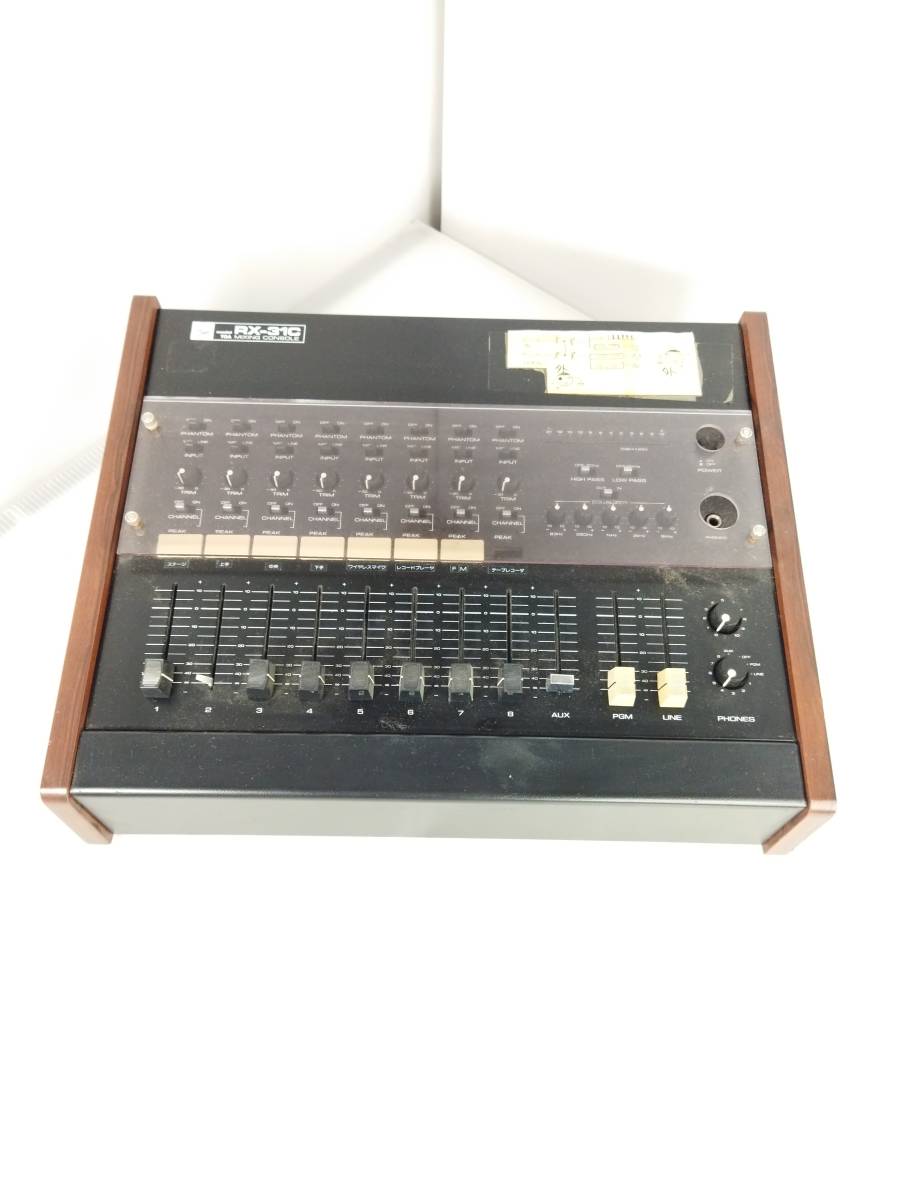 H021 通電未確認 TOA トーア mixer ミキサー mixing console ミキシングコンソール RX-31C MIC LINE ...
