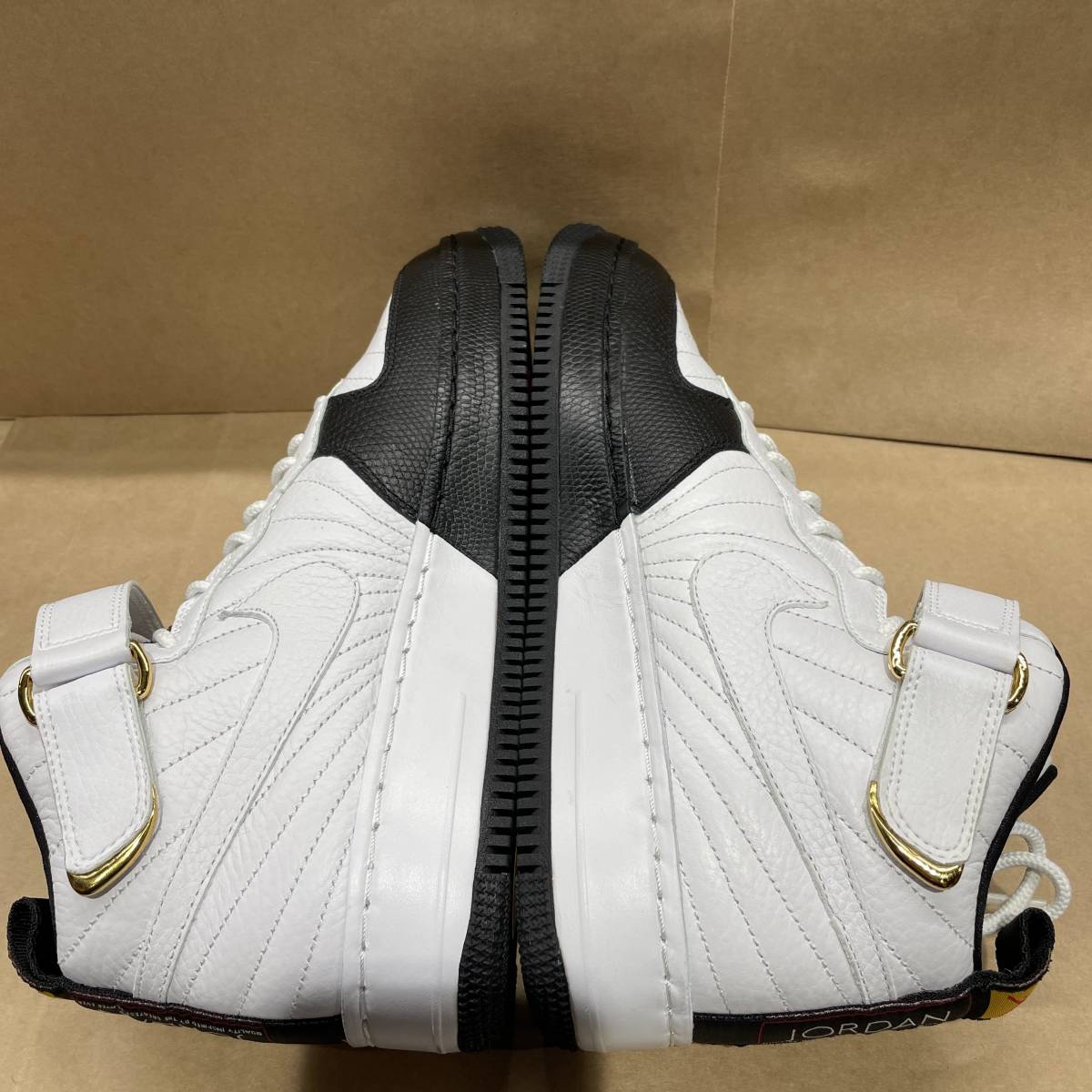 US10 28cm NIKE AJF 12 317742-101 WHITE/BLACK ナイキ エアジョーダン フュージョン 12 TAXI ...