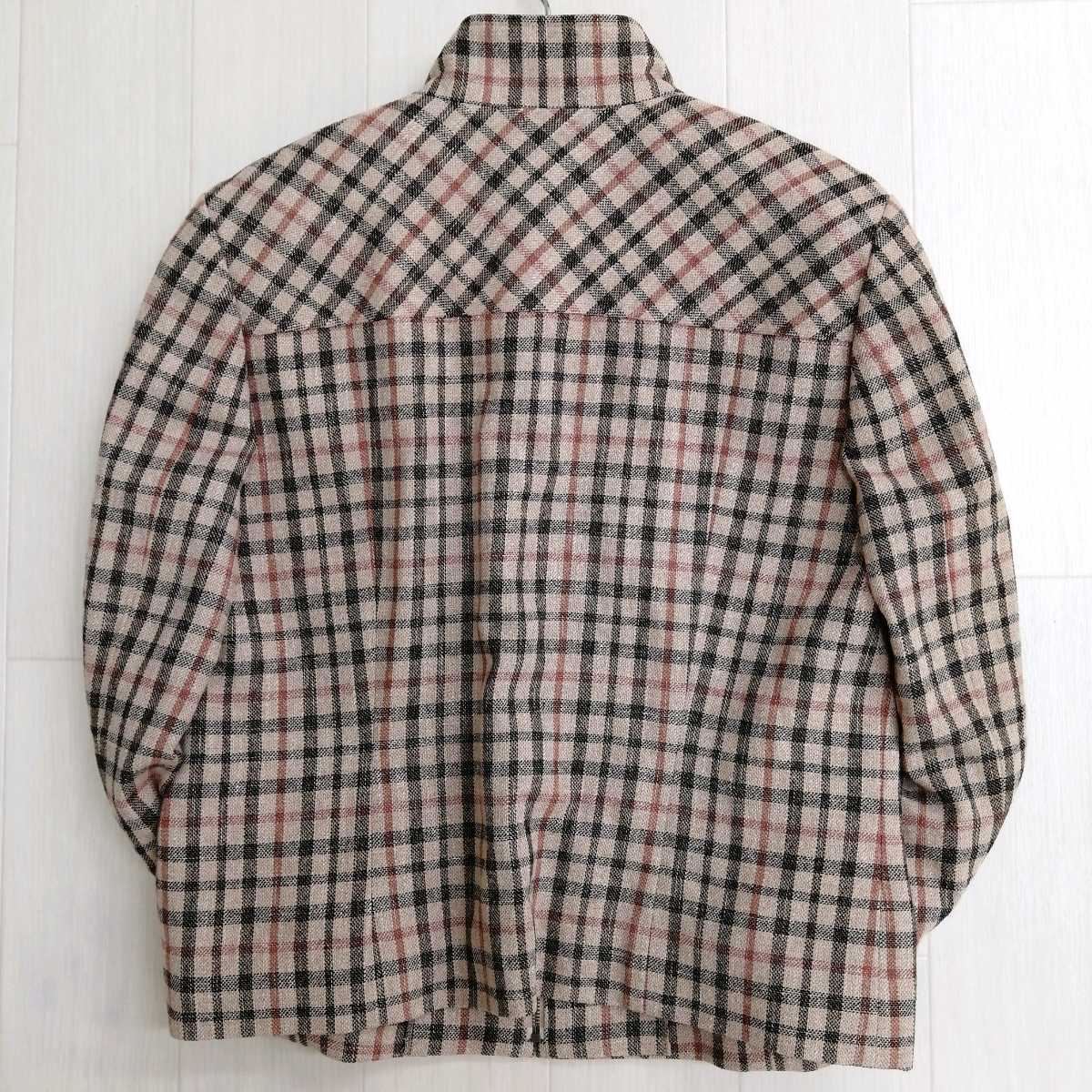 H 極上 エレガント 高級感溢れる ダックス DAKS ハウスチェック柄 ジップアップ ジャケット 婦人服 size42 レディース アウター 日本製(ジャケット、上着)｜売買された ...