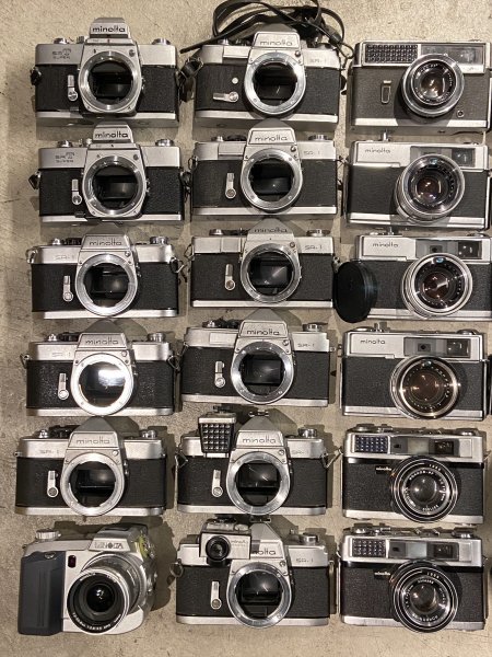 フィルムカメラ 一眼レフカメラ MINOLTA SRT SUPER SR-1 DiMAGE7 α7000 AF α-70 α3700i ...