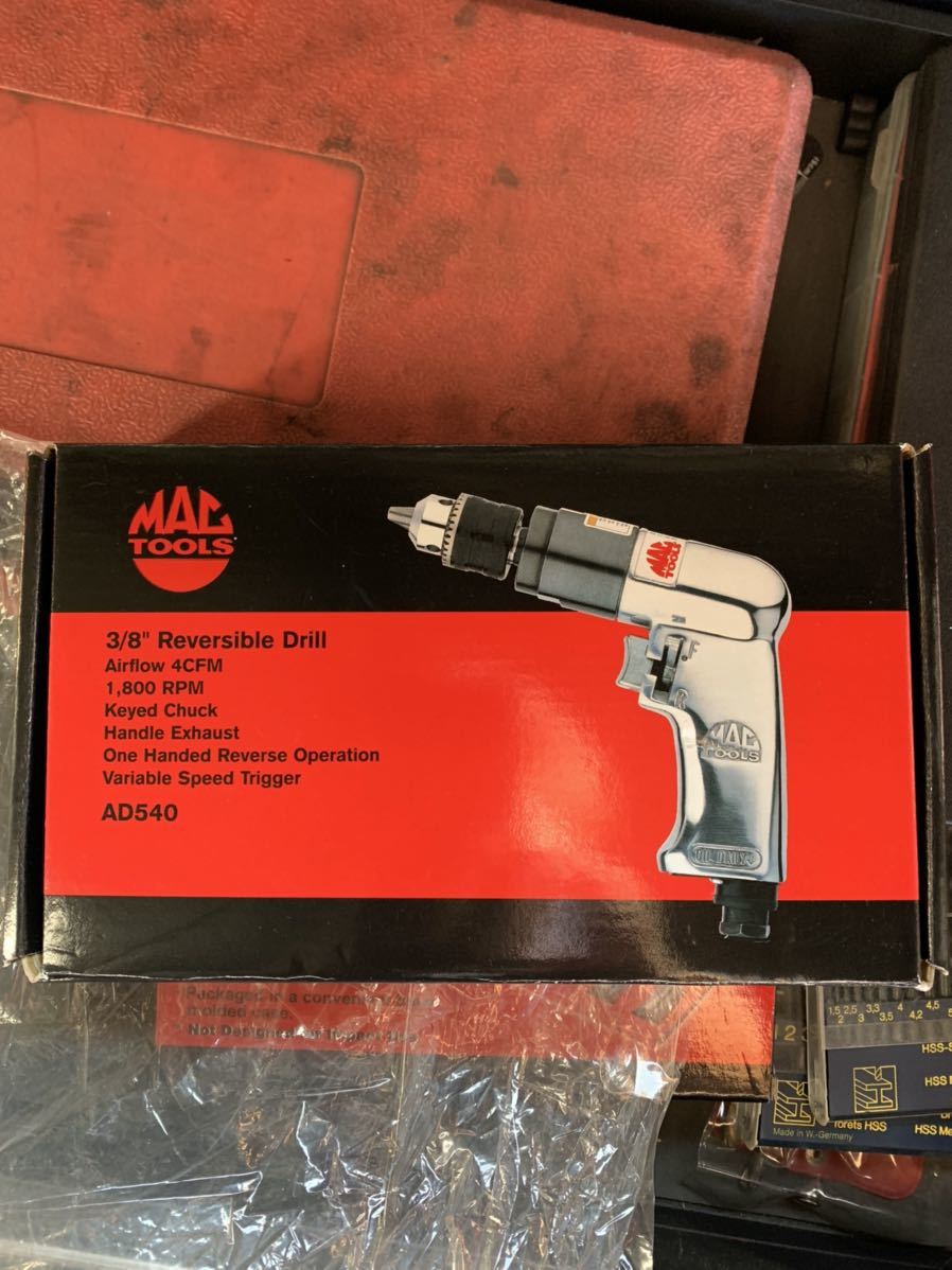 MAC TOOLS マックツールズ 3/8 リバーシブル エアドリル AD540(その他)｜売買されたオークション情報、yahooの商品情報をアーカイブ公開 - オークファン（aucfan.com）