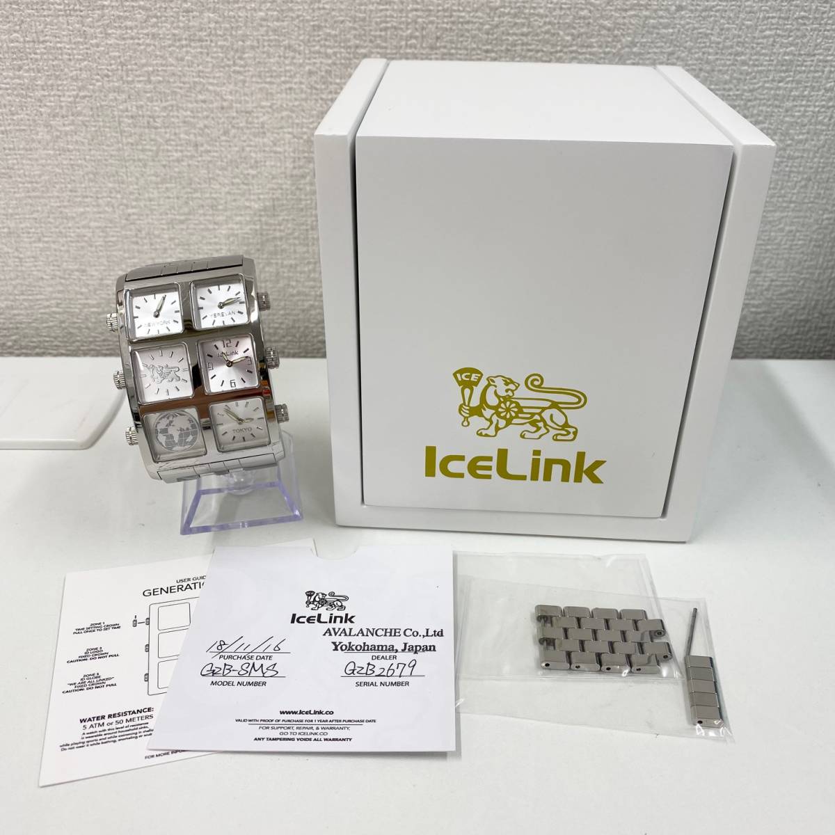 41842 IceLink/アイスリンク GENERATION 4TIME D509.149S 腕時計 メンズ クォーツ(その他)｜売買されたオークション情報、yahooの商品情報をアーカイブ ...