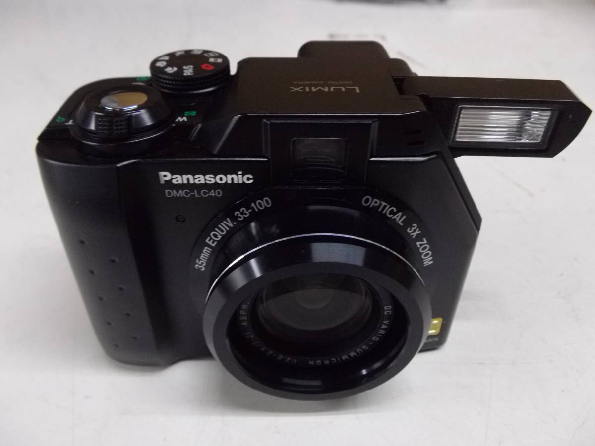 # Panasonic デジタルカメラ LUMIX DMC-LC40 ブラック パナソニック ジャンク(パナソニック)｜売買されたオークション ...