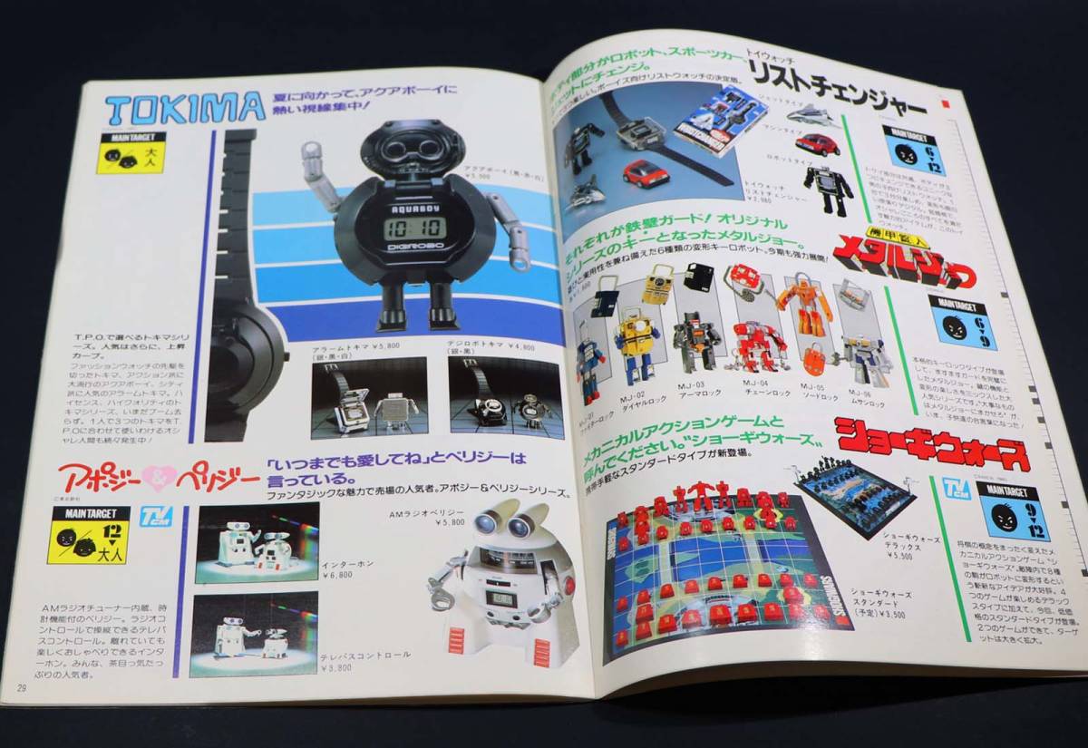 1985 バンダイ ポピー 特機事業部 ポピー課 商品カタログ 東京おもちゃショー 商談会 業者向けカタログ 非売品 POPY(ビンテージ ...