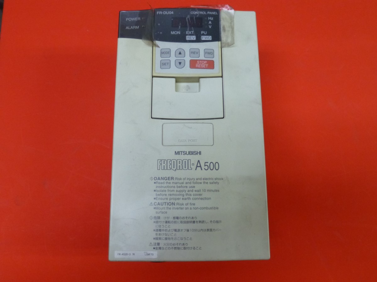 三菱電機 インバーター FR-A520-3.7K とインバーター 操作パネル FR-DU04(電材、配電用品)｜売買されたオークション情報 ...