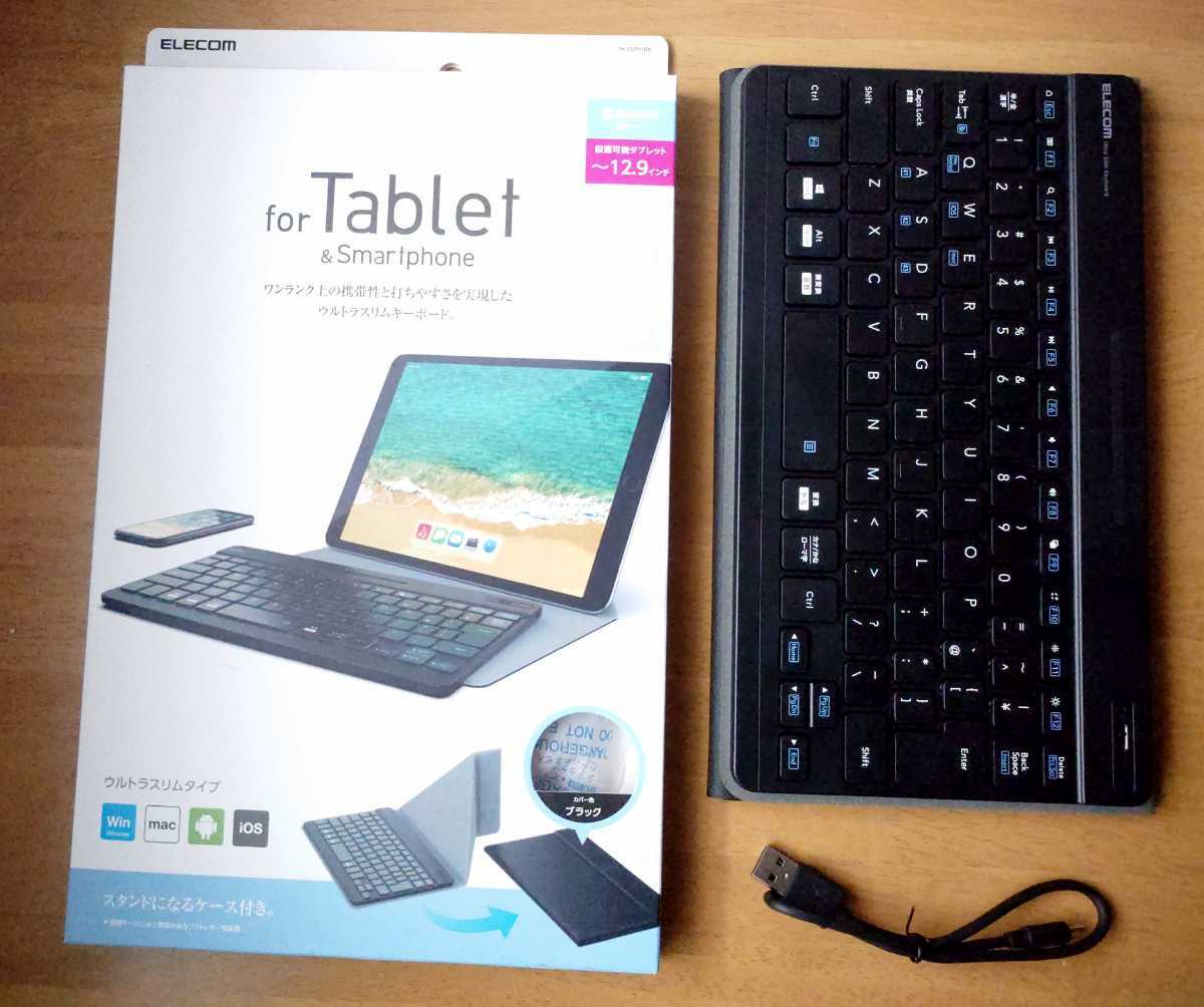 ELECOM ワイヤレス Bluetooth キーボード ブラック TK-SLP01BK(ワイヤレスキーボード)｜売買されたオークション情報、yahooの商品情報をアーカイブ公開 ...