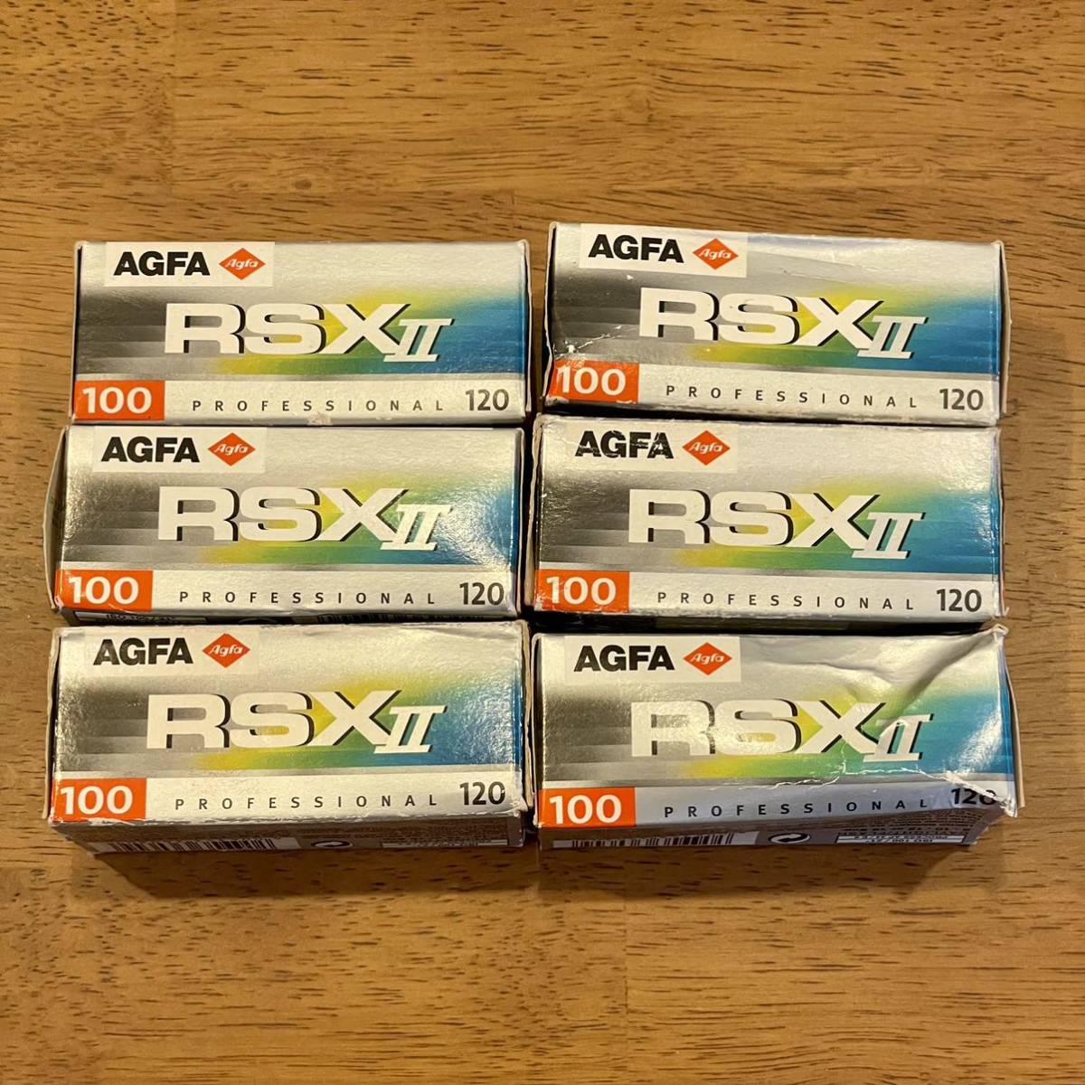 期限切れフィルム AGFA Agfachrome RSX Ⅱ 6本 ブローニー 120フィルム アグファ リバーサルフィルム 冷蔵庫保存 ...