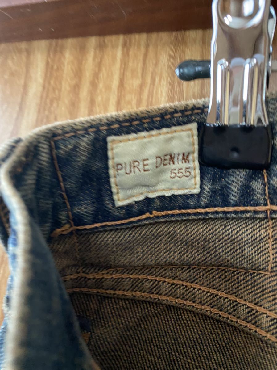 BOBSON ボブソン デニムパンツ メンズ ネイビー ダメージ B001(ボブソン)｜売買されたオークション情報、yahooの商品情報をアーカイブ公開 - オークファン（aucfan.com）