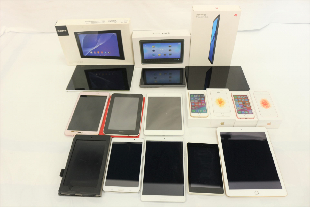行董 iPhone SE タブレットおまとめ iPad HUAWEI ファーウェイ MediaPad T5 SONY ソニー XPERIA ...