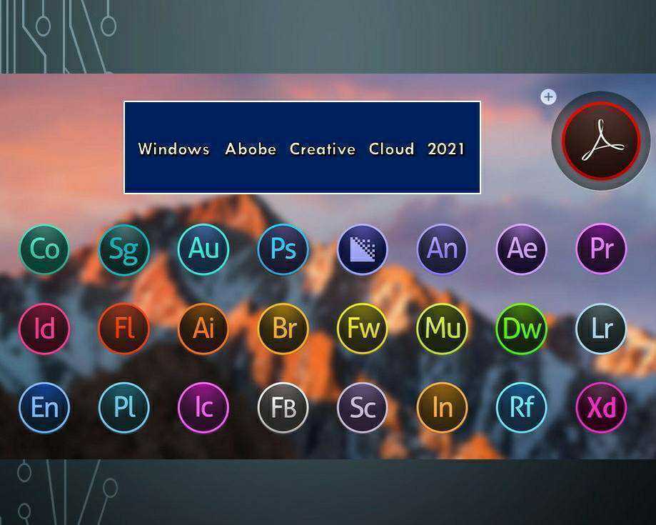1/31ま 期間限定 Adobe creative cloud 2021 永続版 Windows対応 15個セット Acrobat Pro Photoshop Illustrator ...