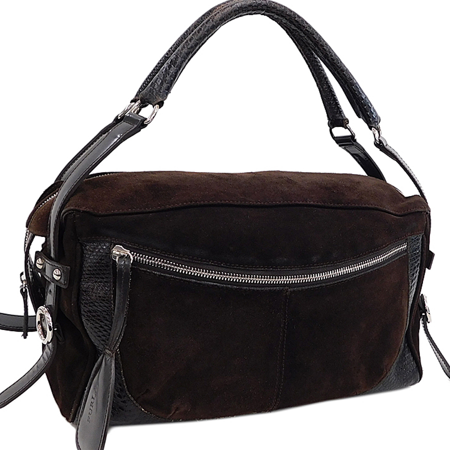 1円 フルラ ハンドバッグ スウェード×クロコダイルレザー ブラウン系 FURLA Bss(ハンドバッグ)｜売買されたオークション情報、yahooの商品情報をアーカイブ公開 - オークファン ...