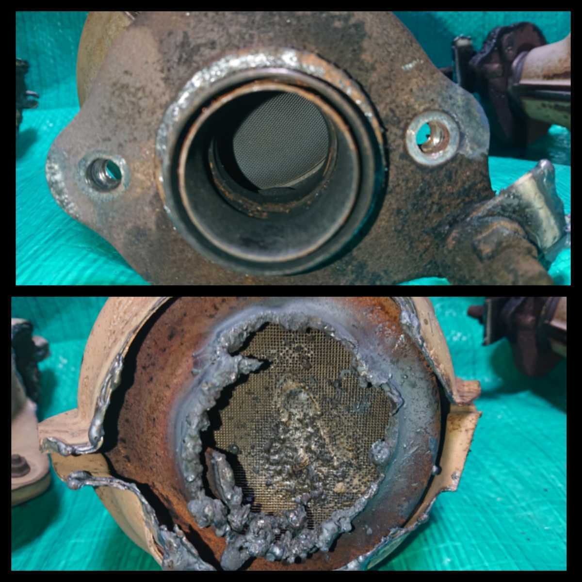 ホンダ E07 E07Z ライフ JB1 JB2 ザッツ JD1 JD2 バモス HM1 アクティー HA6 HA7 HH5 HH6 エキマニ 触媒 3個 セット(触媒、エキマニ、フロント ...