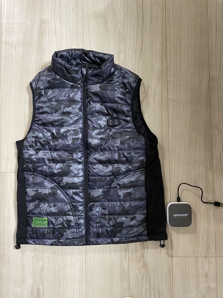 ヒーターベスト Lサイズ 電熱ベスト APEXWIN バッテリーセット 釣り バイク ヒーター付きベスト ヒーター内蔵 USB充電式(防寒服)｜売買されたオークション情報、yahooの商品情報 ...