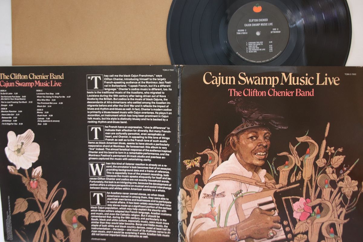 米2discs LP Clifton Chenier Cajun Swamp Music Live TOM27002 TOMATO ...