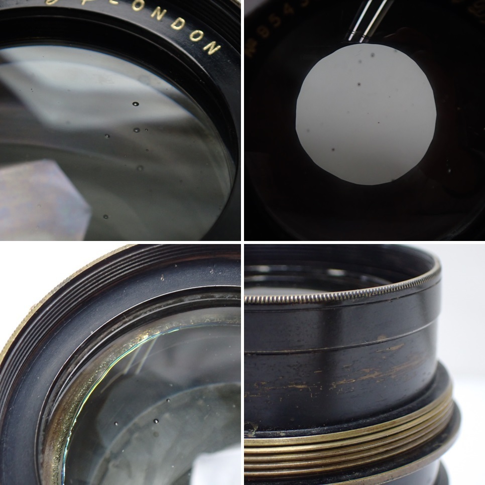 Dallmeyer/ダルメイヤー PERFAC f=12 1/2インチ f/8 古典レンズ キャップ付き#1689100066(その他)｜売買 ...