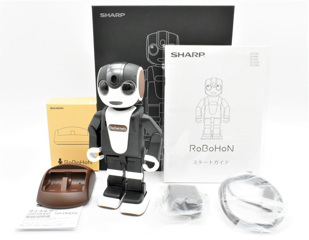 良品 SHARP シャープ ロボホン SR-03M-T モバイル型ロボット RoBoHon 卓上ホルダー付き 50E05651(その他)｜売買されたオークション情報、yahooの商品情報を ...