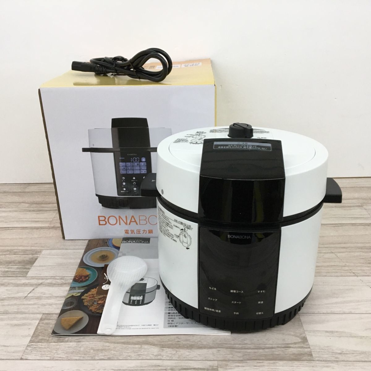 電気圧力鍋 BONABONA ホワイト BD-PC71-WH L2897(圧力鍋)｜売買されたオークション情報、yahooの商品情報をアーカイブ公開 - オークファン（aucfan.com）