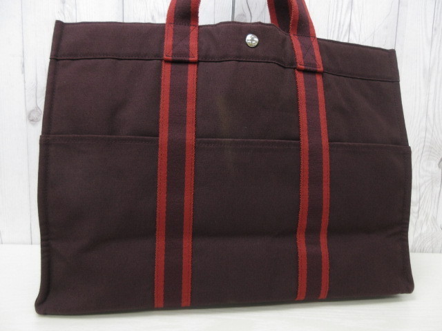 HERMES エルメス フールトゥGM トートバッグ ハンドバッグ バッグ キャンバス 赤茶系 A4収納可 ユニセックス 48203(フールトゥ)｜売買されたオークション情報、yahooの商品 ...