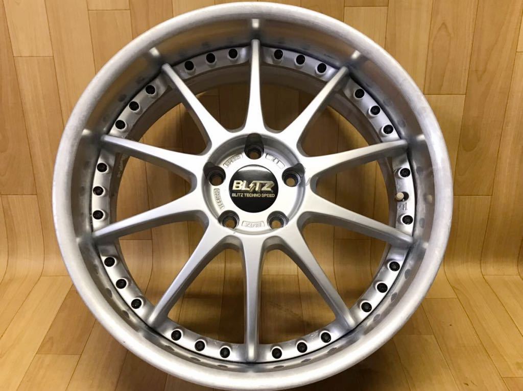 長野発 激レア 深リム ENKEI BLITZ TECHNO SPEED Z1 ブリッツ テクノスピード 19×8.5J5穴114.3+38 ...