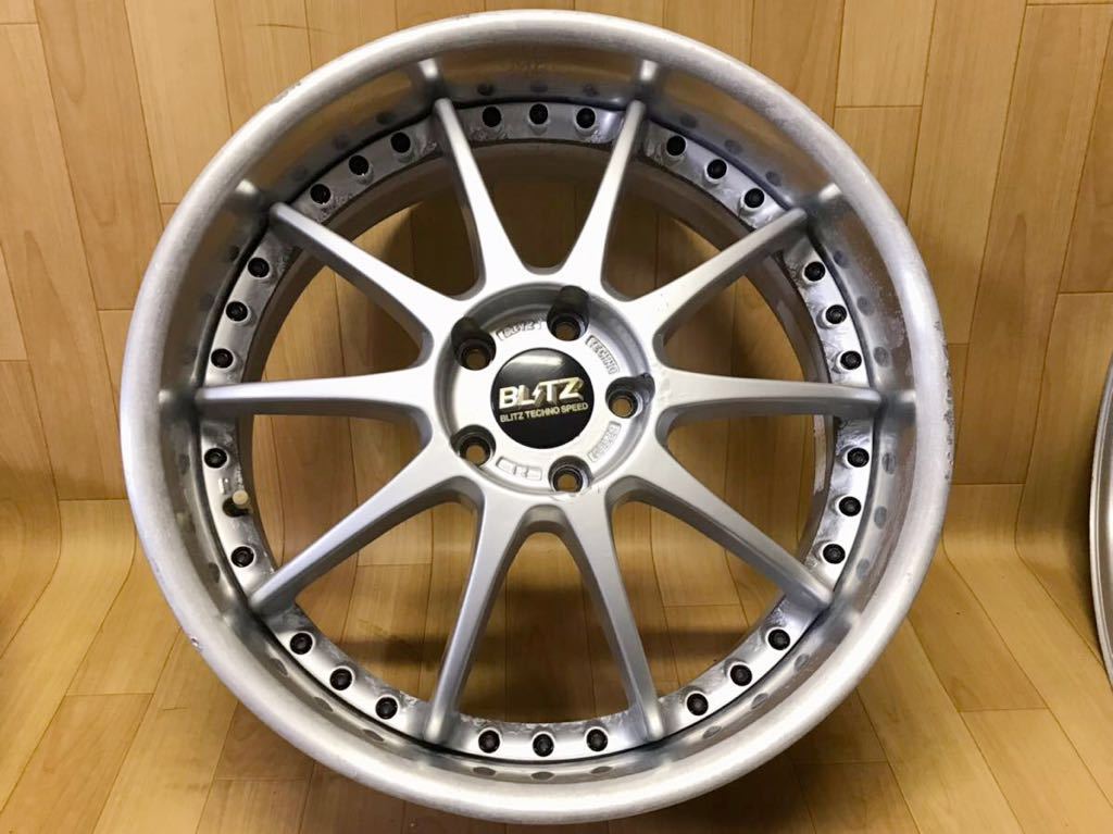 長野発 激レア 深リム ENKEI BLITZ TECHNO SPEED Z1 ブリッツ テクノスピード 19×8.5J5穴114.3+38 ...