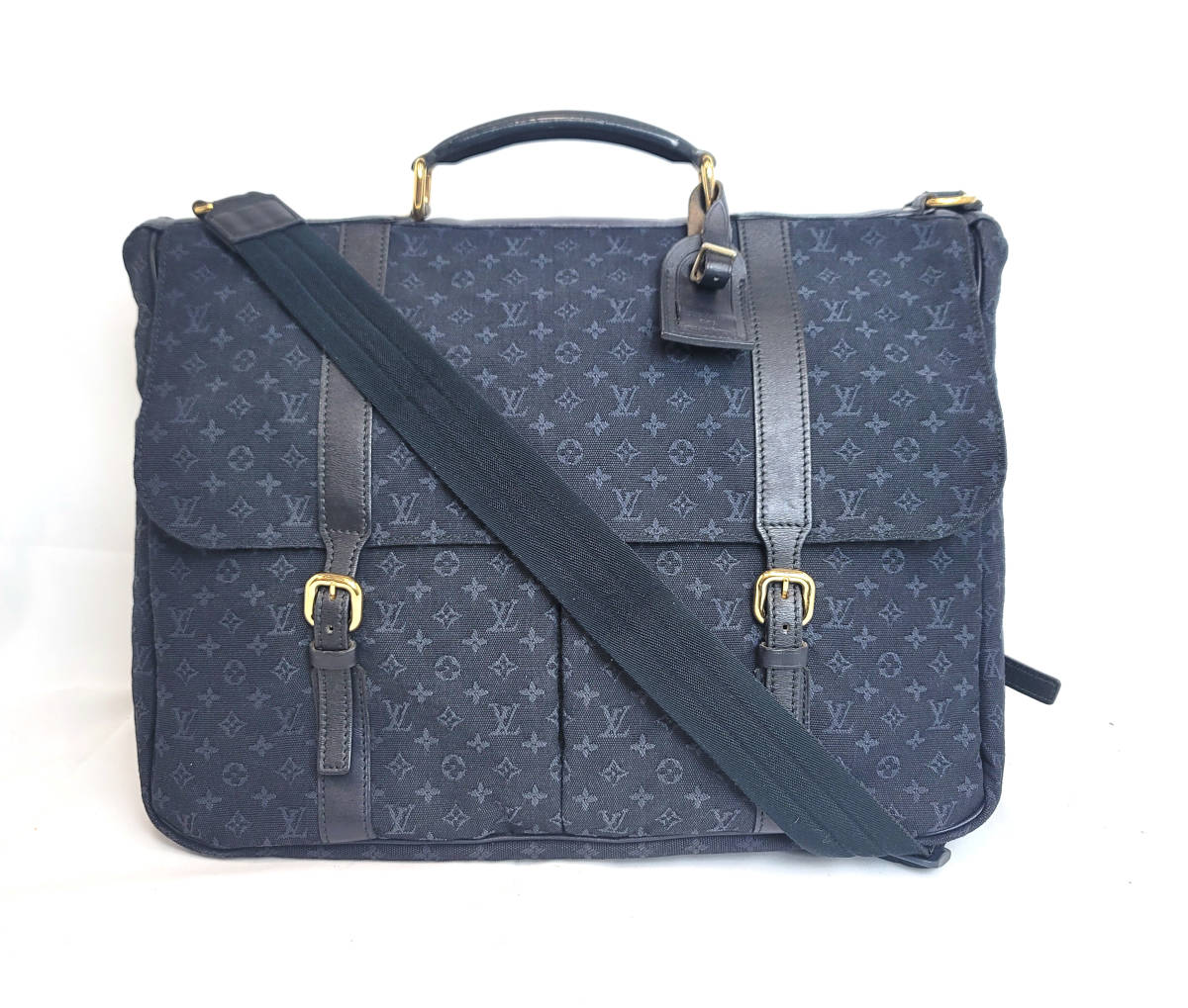 O-1187 超 ヴィトン ドゥニーズ モノグラムミニラン M42311 2WAYショルダー ハンドバッグ ネイビー(ショルダーバッグ)｜売買されたオークション情報、yahooの商品情報を ...