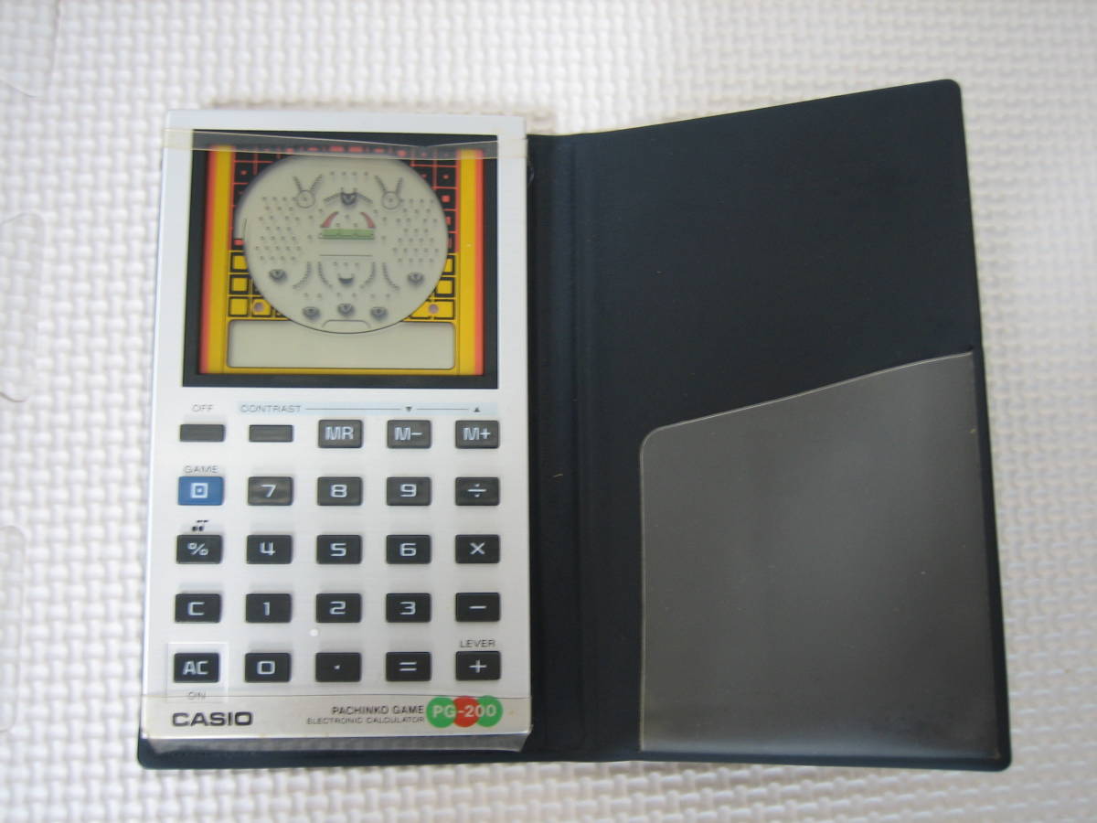 カシオ CASIO PG－200 カバー 取扱説明書 箱付き 通電確認済 パチンコゲーム 電卓 レトロ 1983年(その他)｜売買されたオークション情報、yahooの商品情報をアーカイブ公開 ...