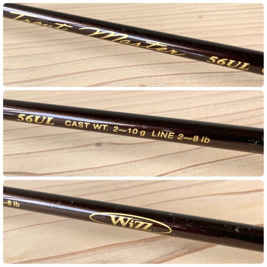 WiZZ Trout Master 56UL ウィズ トラウトマスター 釣竿 ルアーロッド(2ピース)｜売買されたオークション情報、yahoo ...