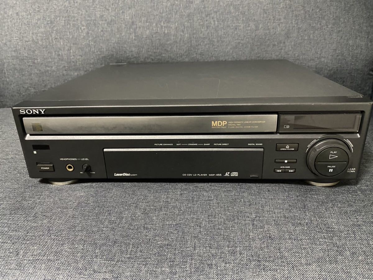 SONY CD CDV LD PLAYER マルチディスクプレイヤーMDP-455(LDプレーヤー)｜売買されたオークション情報、yahooの ...