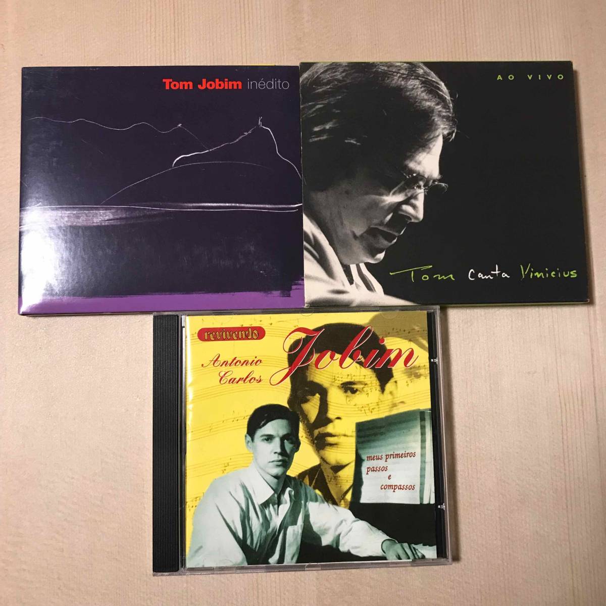 Antonio Carlos Jobim CD 3作品 tom canta Vinicius inedito revivendo ジョビン ...