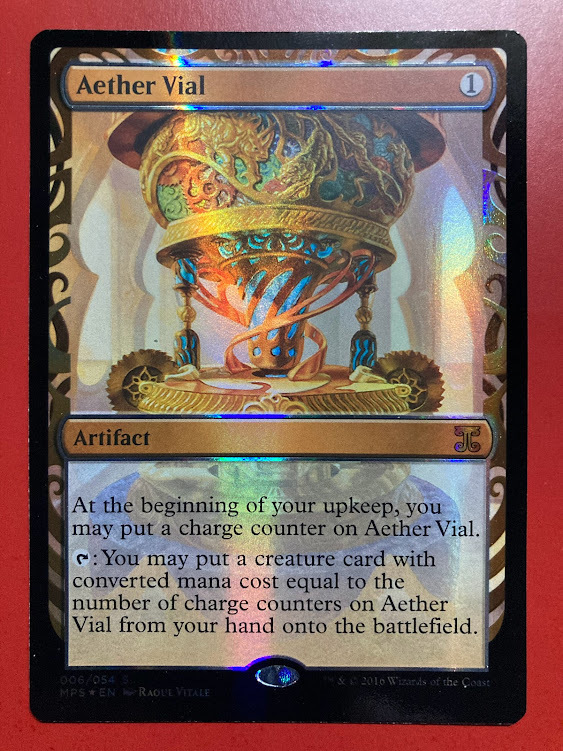 Magic the Gathering 霊気の薬瓶/AEther Vial foil MPS マスターピース(アーティファクト)｜売買されたオークション情報、yahooの商品情報をアーカイブ ...