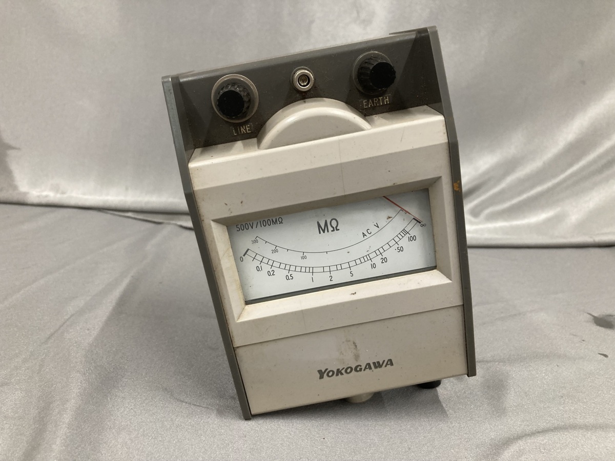 09-261 BQ 品 YOKOGAWA 発電機式絶縁抵抗計 INSULATION TESTER 3221(電気計測器)｜売買された ...
