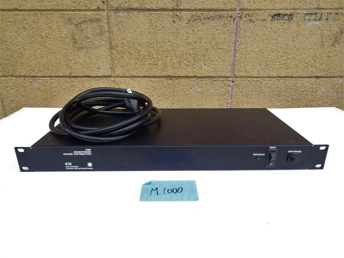 M1000 ETA SYSTEMS PD8 パワーディストリビューター パワーコンディショナー 出力100V OK(その他)｜売買された ...