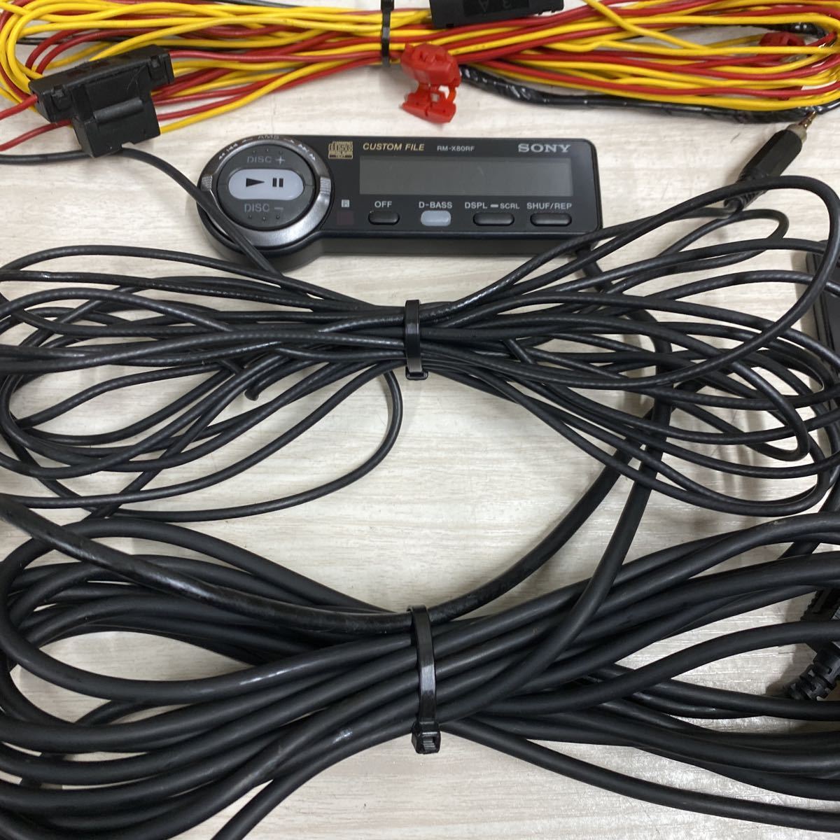 SONY CDチェンジャー 10 CD CHANGER CDX-555RF CUSTOM FILE RM-X80RF .RM-X81RF 動作 ...