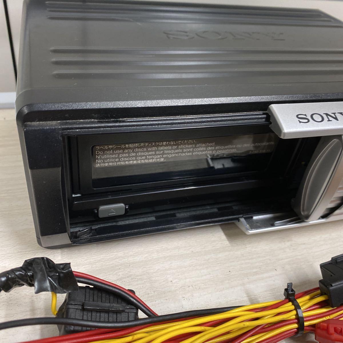 SONY CDチェンジャー 10 CD CHANGER CDX-555RF CUSTOM FILE RM-X80RF .RM-X81RF 動作 ...
