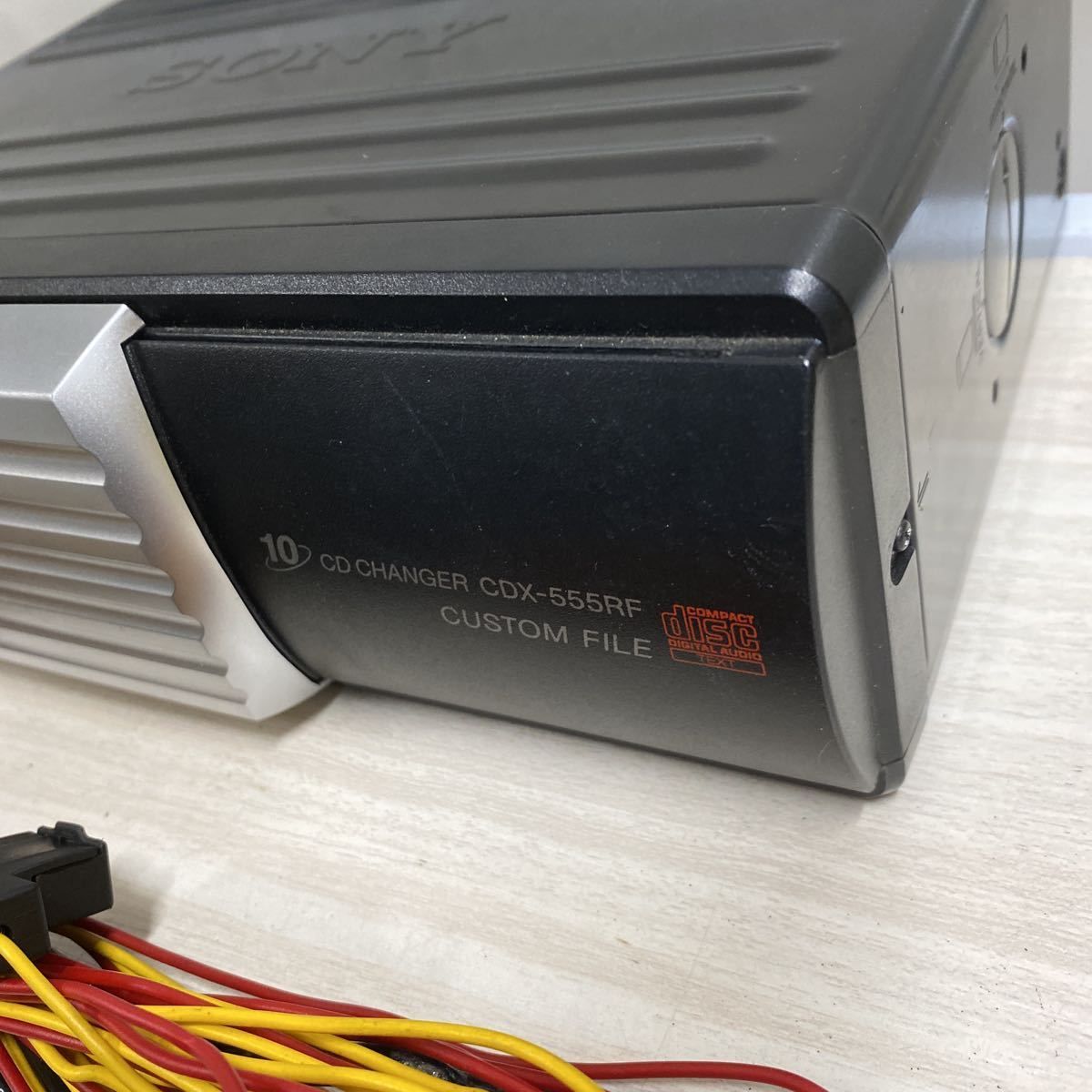 SONY CDチェンジャー 10 CD CHANGER CDX-555RF CUSTOM FILE RM-X80RF .RM-X81RF 動作 ...