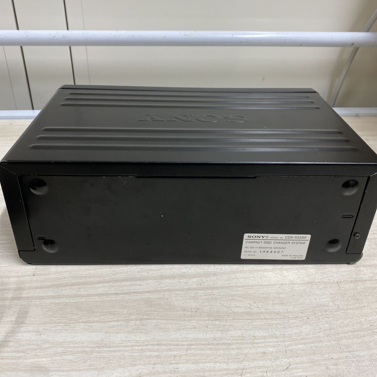 SONY CDチェンジャー 10 CD CHANGER CDX-555RF CUSTOM FILE RM-X80RF .RM-X81RF 動作 ...