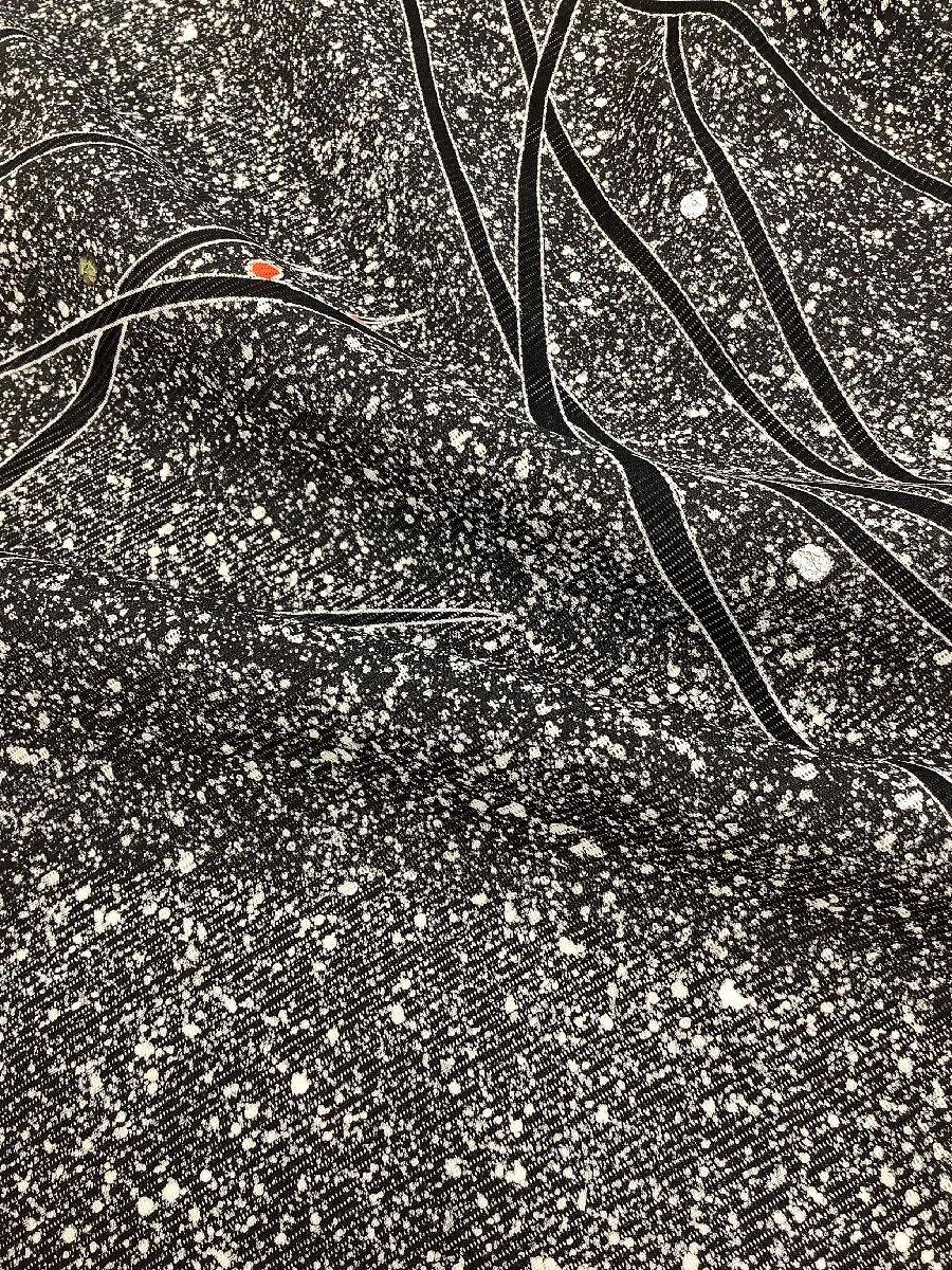 きものcocon 付下げ 単衣/絽/夏着物/身丈157/裄65.5/正絹/黒系/たたき染め 5-18-5K-0416-m(付下げ)｜売買されたオークション情報、yahooの商品情報をアーカイブ ...