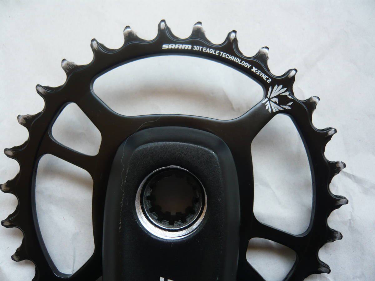 クランク:SRAM SX Eagle GXP 30T 175mm + BB:Truvativ Powerspline シェル巾 73mm ...