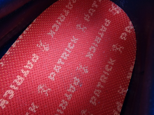 11279 日本製 PATRICK E SULLY TRC パトリック シュリー エナメル トリコロール パテント 白 43 29130 ダチア マラソン 好きにも(43（27.0cm目安 ...